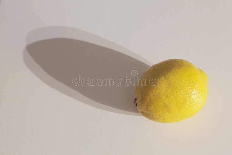 Lemon with shadow 001 stock image. Image of teaching - 140035991