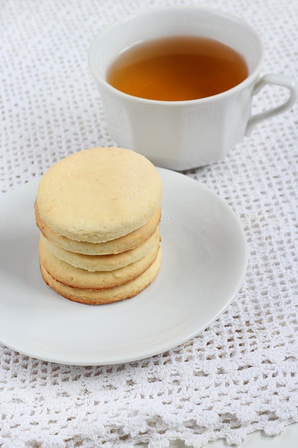 Lemon shortbread stock image. Image of dinner, shortbread - 39599995