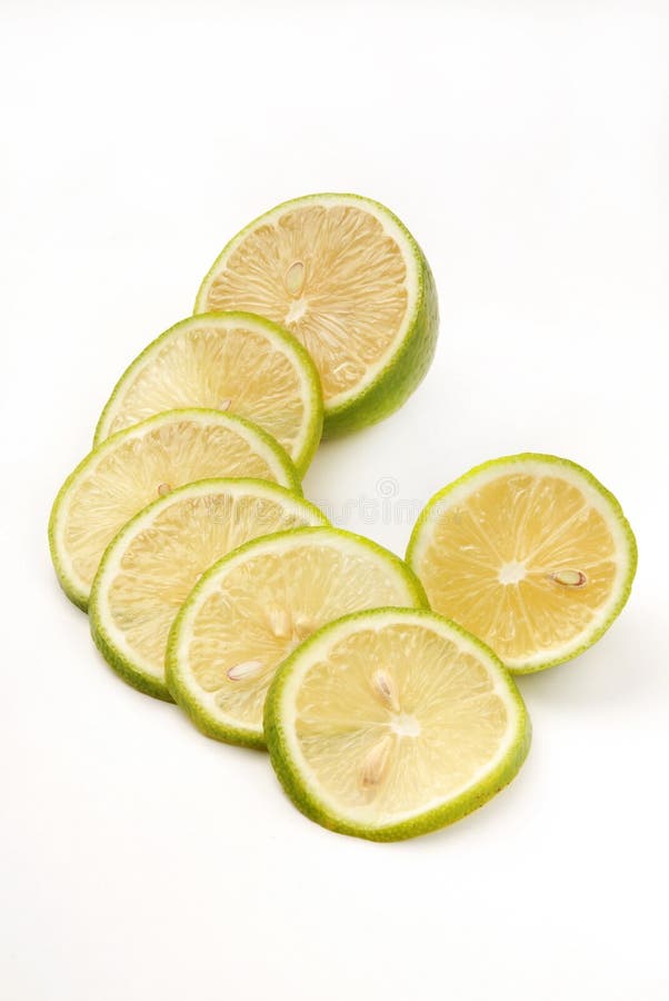 Lemon slice stock photo. Image of healthy, isolated, seasonal - 15604332