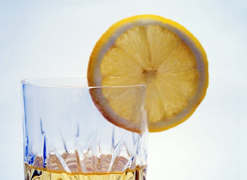 Lemon Slice On The Glass Picture. Image: 4604888