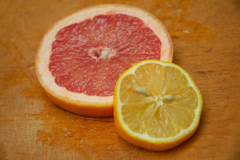 Lemon and grapefruit stock image. Image of lemon, juicy - 239995061