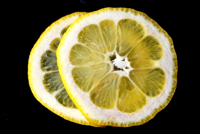 Lemon Slice macro stock image. Image of macro, segments - 58495929