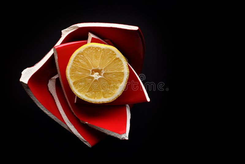 Lemon slice stock image. Image of abstract, bowl, full - 208732543