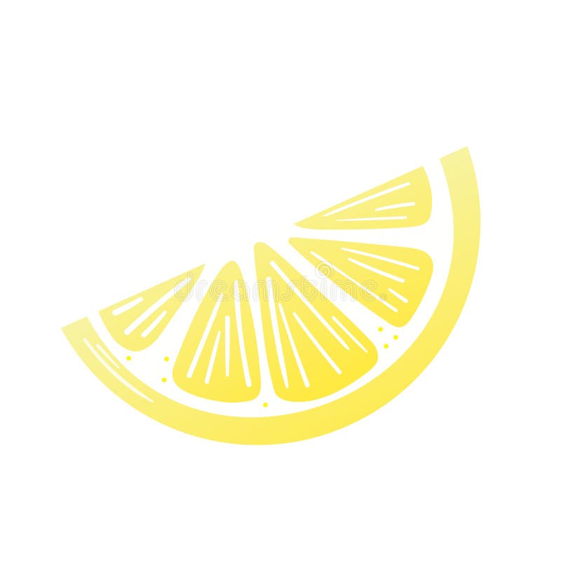 Lemon Vector Clip Art Set, Flat Illustration Stock Vector ...