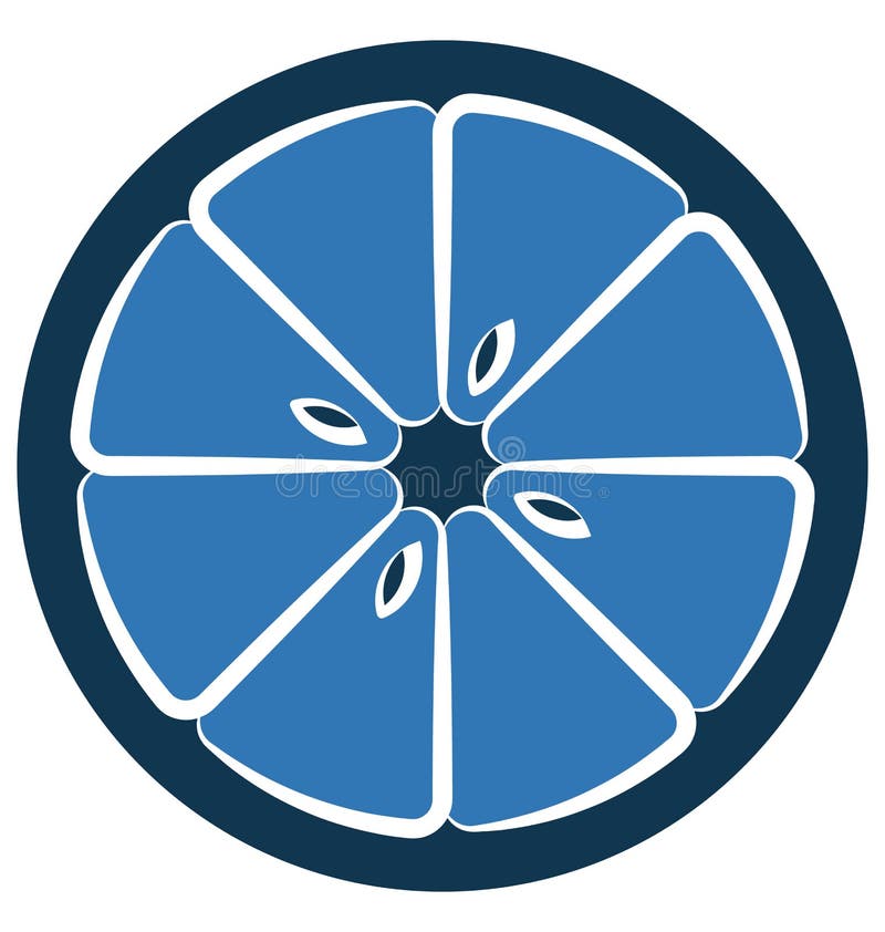 Lemon Slice Vector Icon Isolated Icon Customized and Editable Stock ...