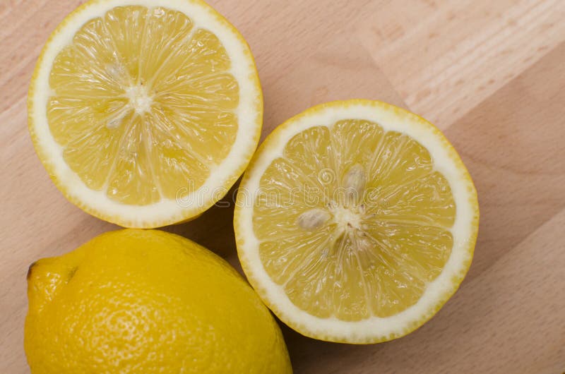 Lemon sliced in half stock image. Image of fruit, citrus - 79168731