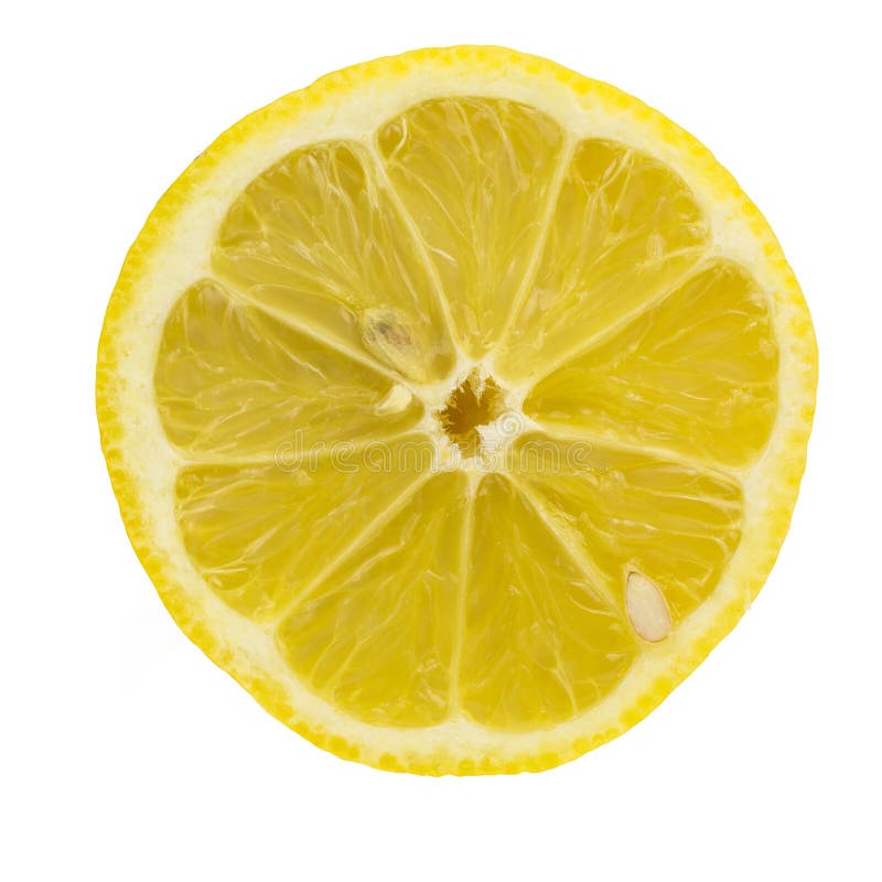 Lemon sliced in half stock photo. Image of slice, ripe - 72199998