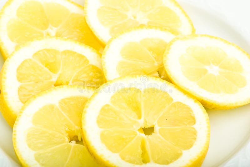Lemon slices stock image. Image of leaf, sour, juicy - 12803189