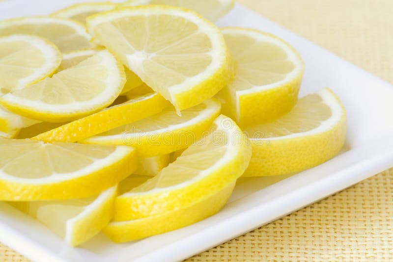 Lemon slices stock photo. Image of sliced, color, background - 12044616
