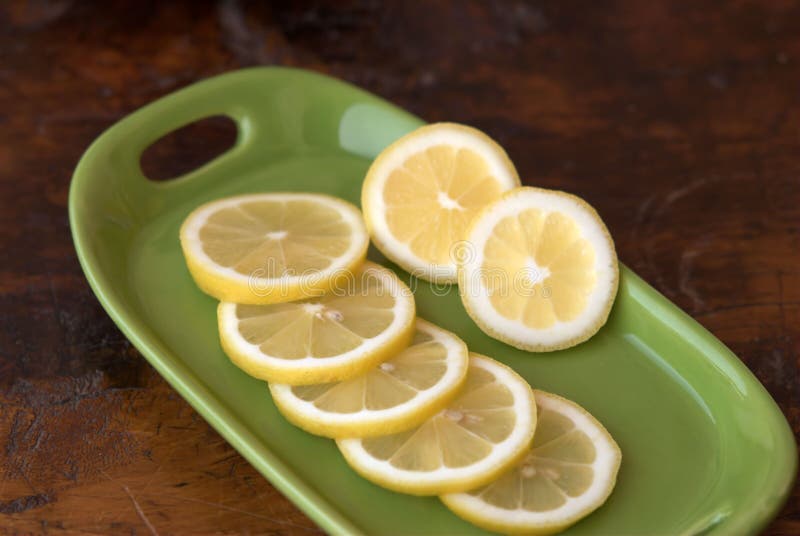 Lemon slices stock image. Image of lemon, slices, decorating - 23653951