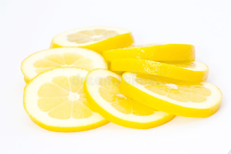 Lemon slices stock photo. Image of sliced, color, background - 12044616