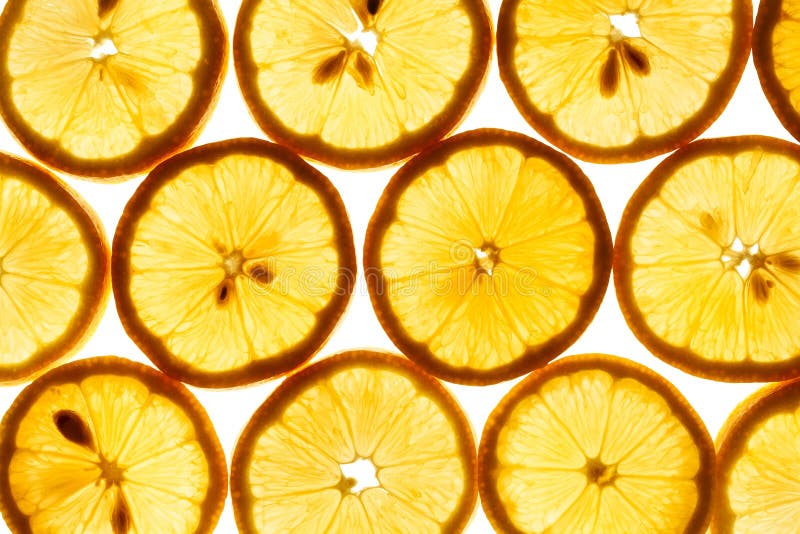 Lemon slices stock image. Image of closeup, fruit, pattern - 47463629