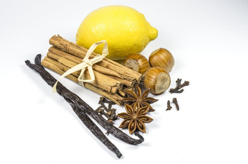 Lemon and spice stock image. Image of aromatic, hazelnut - 27727301