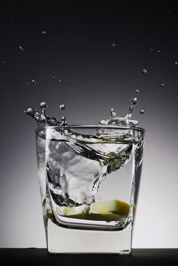 Lemon splash stock image. Image of fruit, white, lemon - 9439697