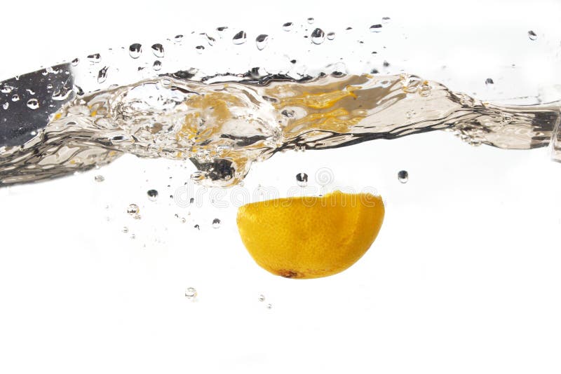 Lemon splash stock photo. Image of foam, lager, water, condensed - 910936