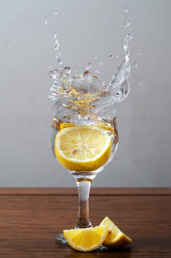 Lemon splash stock image. Image of splash, like, time - 54236379