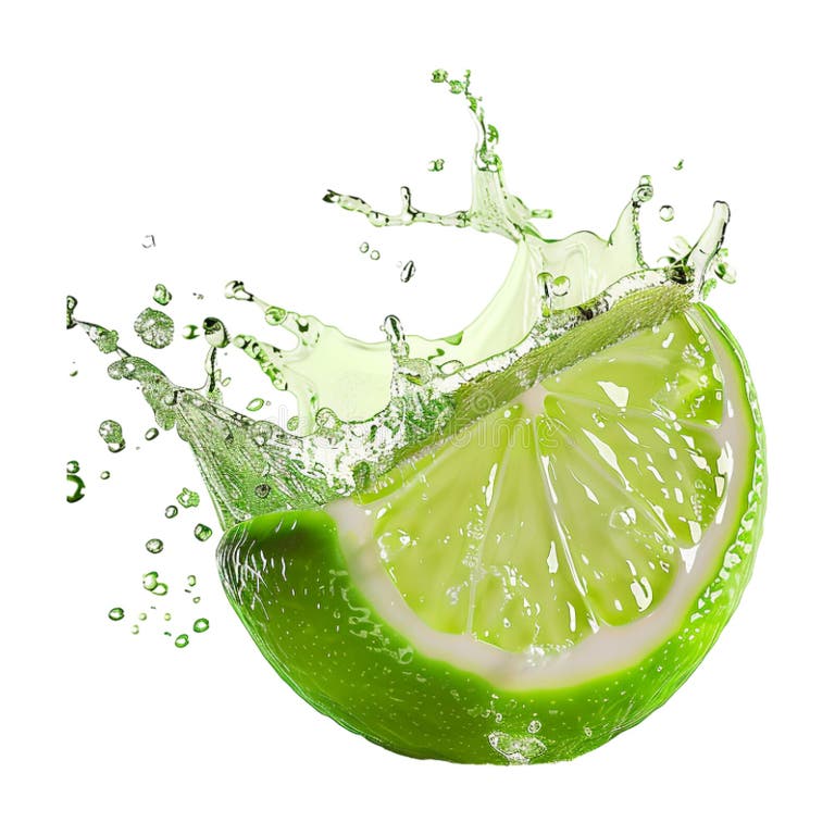 Lemon Splash on Transparent Background - Ai Generated Stock ...
