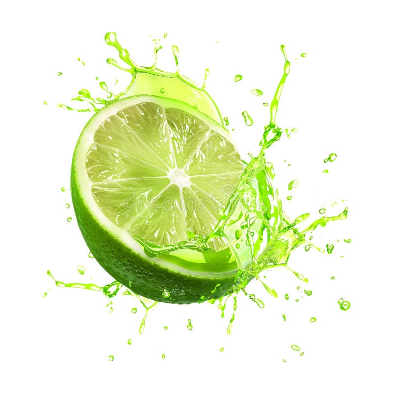 Lemon Splash on Transparent Background - Ai Generated Stock ...