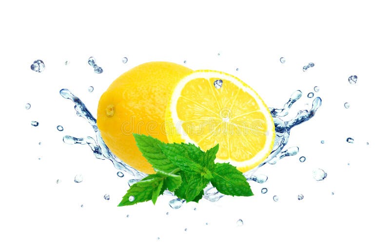 Lemon splash water stock image. Image of motion, nature - 97205549