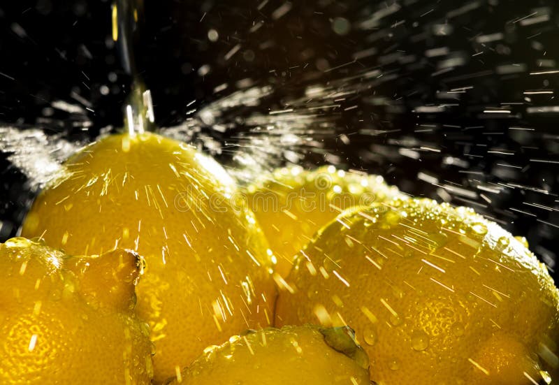 Lemon Spray stock photo. Image of life, citrus, limon - 150636254
