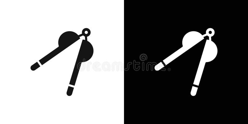 Lemon Squeezer Icon Flat Vector Set Outline Stock Vector - Illustration ...