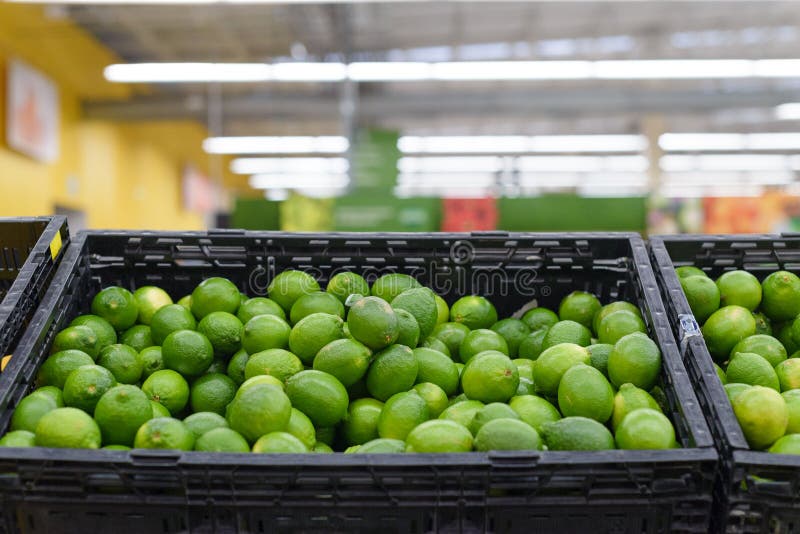 Lemon Stand in a Supermarket Stock Image - Image of fruit, sell: 329081113