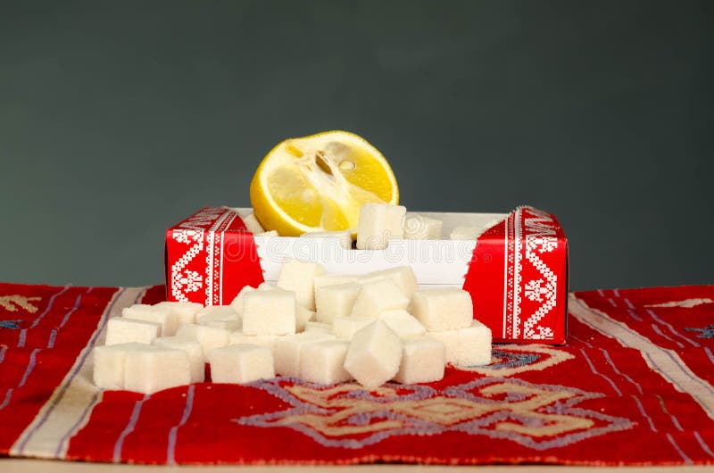Lemon sugar stock image. Image of diet, sour, slice, towels - 52500785