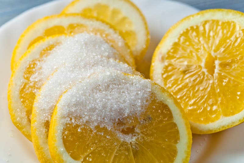 Lemon and sugar stock image. Image of natural, healthy - 59173933
