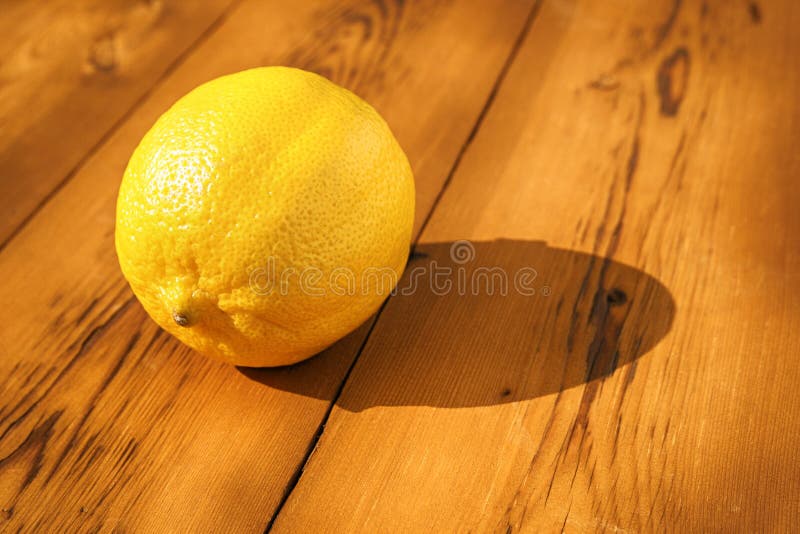 Lemon on table stock image. Image of vegetable, juicy - 57607411