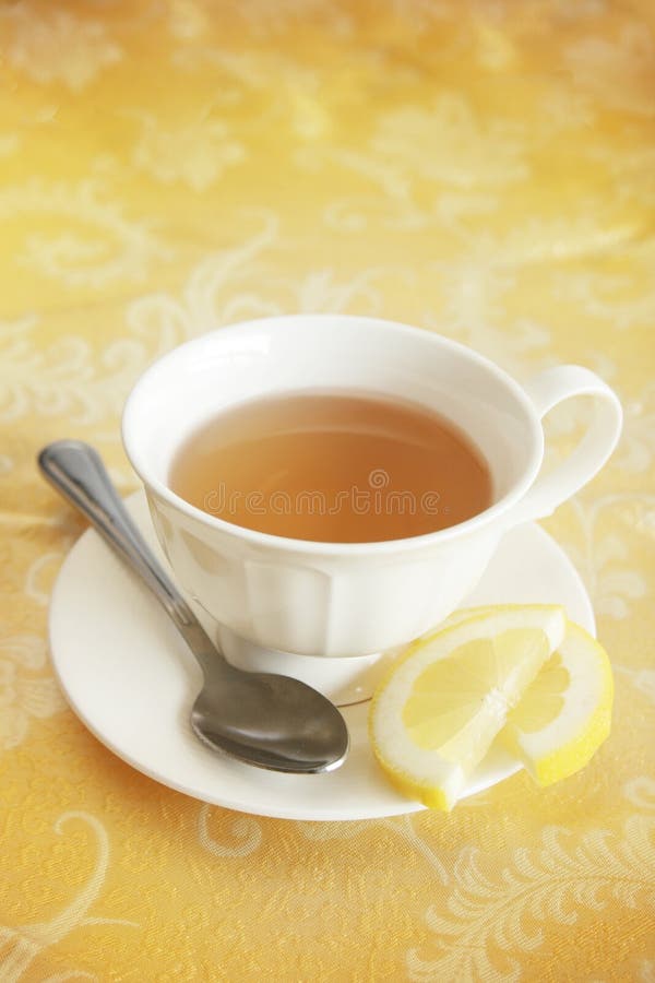 Lemon tea stock image. Image of drink, infusion, herbal - 14099421