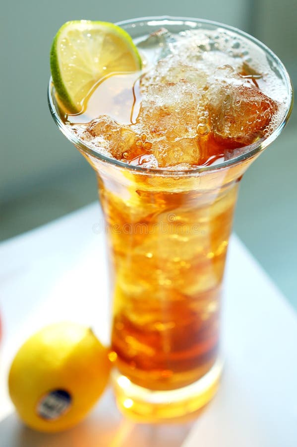 Lemon tea stock image. Image of glass, drink, beverage - 25942961