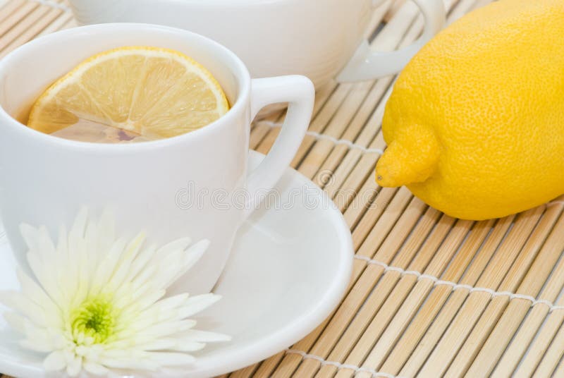 Lemon Tea stock photo. Image of refreshing, iced, cold - 7189174