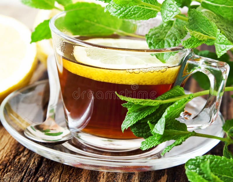 Lemon Tea stock image. Image of herbal, healthy, drink - 40869143