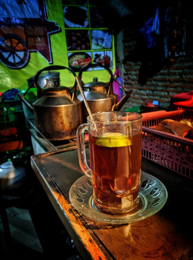 Lemon Tea from Java Indonesia Solo City Stock Image - Image of lemon ...