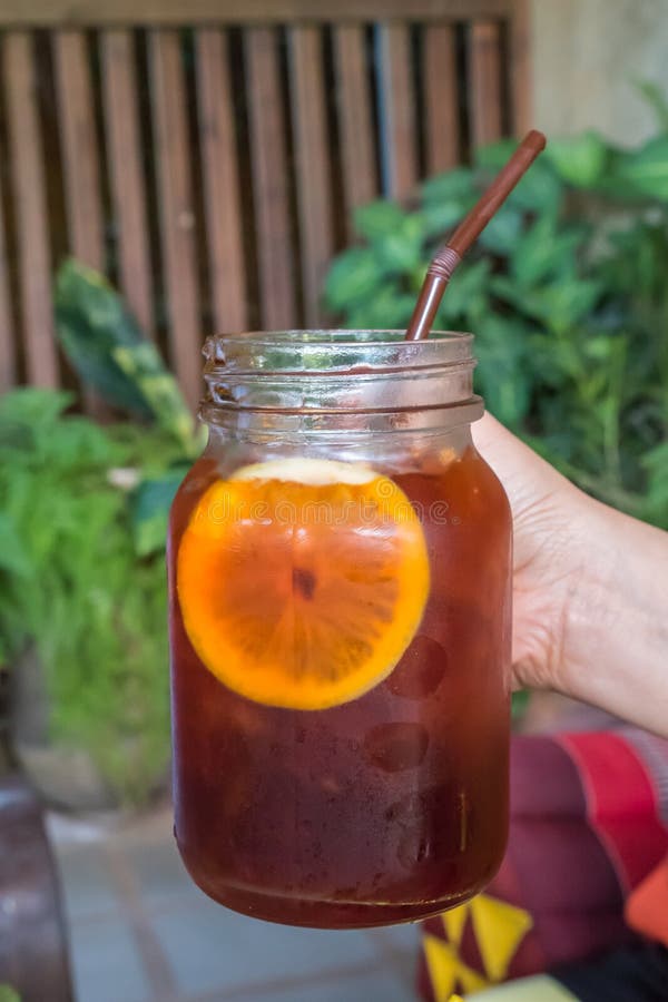 Lemon tea stock photo. Image of soda, lemon, cold, mixed - 50027356