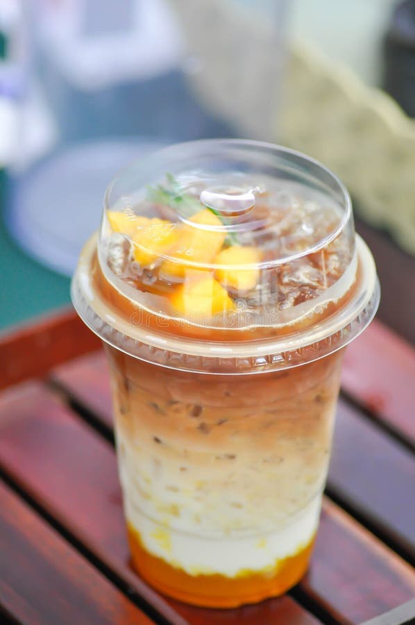 Lemon Tea or Mango Tea, Milk Tea or Orange Coffee or Orange Juice Mixed ...