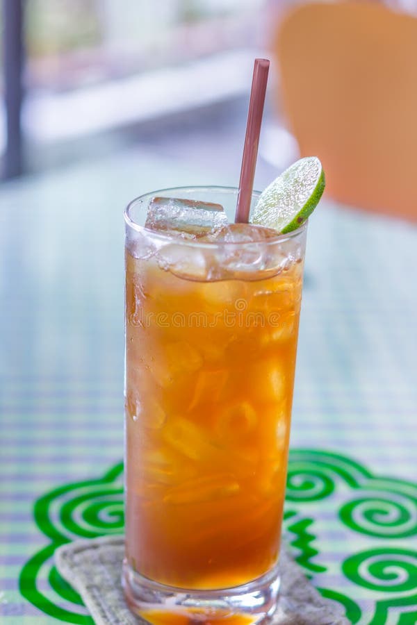 Lemon tea stock image. Image of cool, background, cube - 35255435