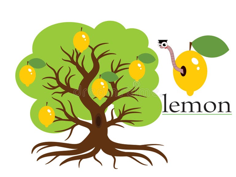 Cartoon Lemon Tree Stock Illustrations – 2,992 Cartoon Lemon Tree Stock ...
