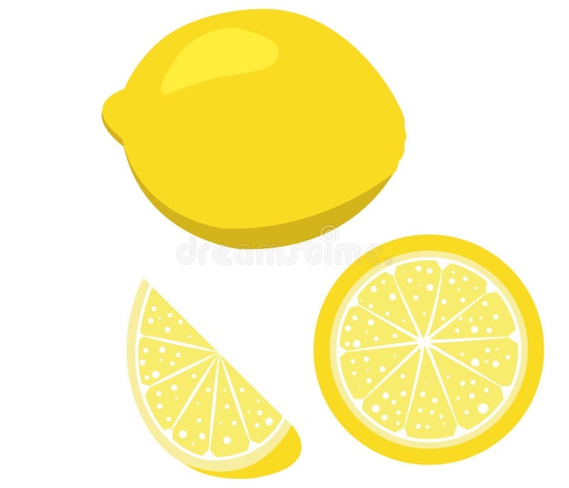 Lemon stock illustration. Illustration of lemon, cartoon - 79076067