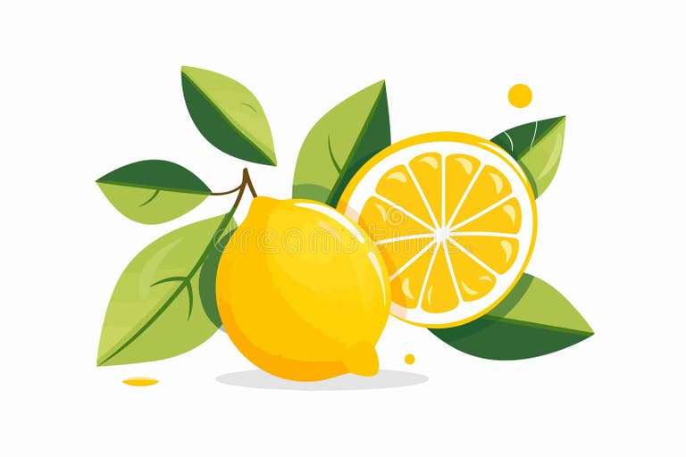 Lemon Vector Flat Minimalistic Asset Isolated Vector Style Illustration ...