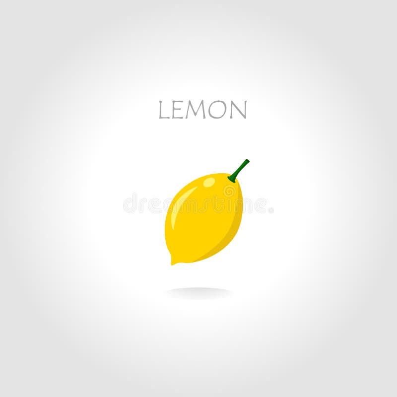 Lemon vector illustration stock vector. Illustration of lemon - 95930324