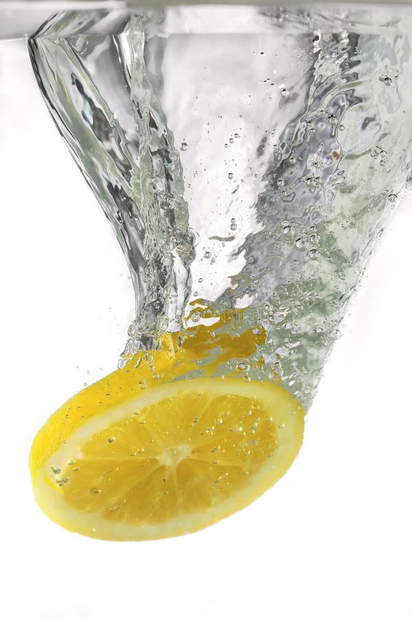 Lemon Under Water stock photo. Image of lemon, fresh, flight - 705610