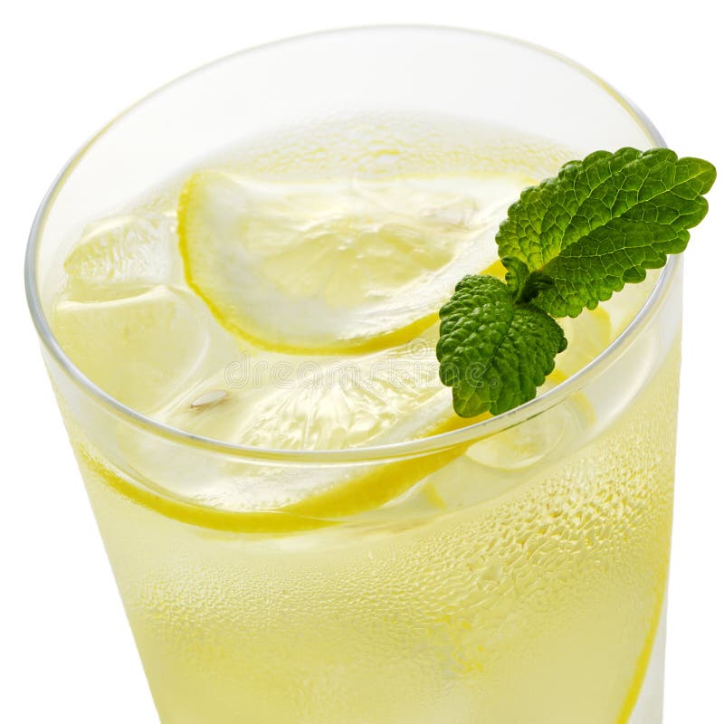 Lemon, water and ice stock photo. Image of cubes, crisp - 773060