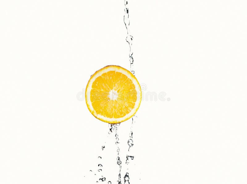 Lemon with water splash stock photo. Image of fruit - 157067550