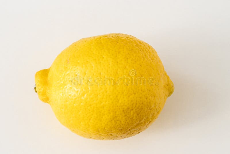 Lemon on White. Macro Photo in Natural Light Stock Image - Image of ...