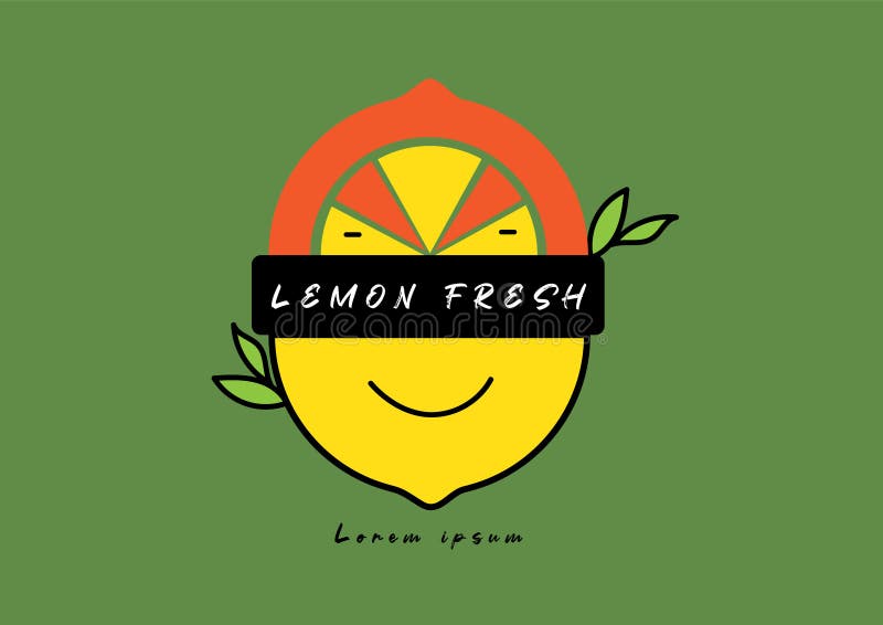 Lemon Yellow Logo Template Vector Design, Drink Logo Stock Vector ...