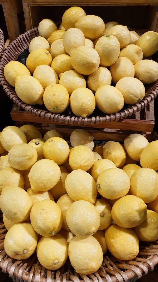 Lemon yellow many stock photo. Image of market, double - 166510228