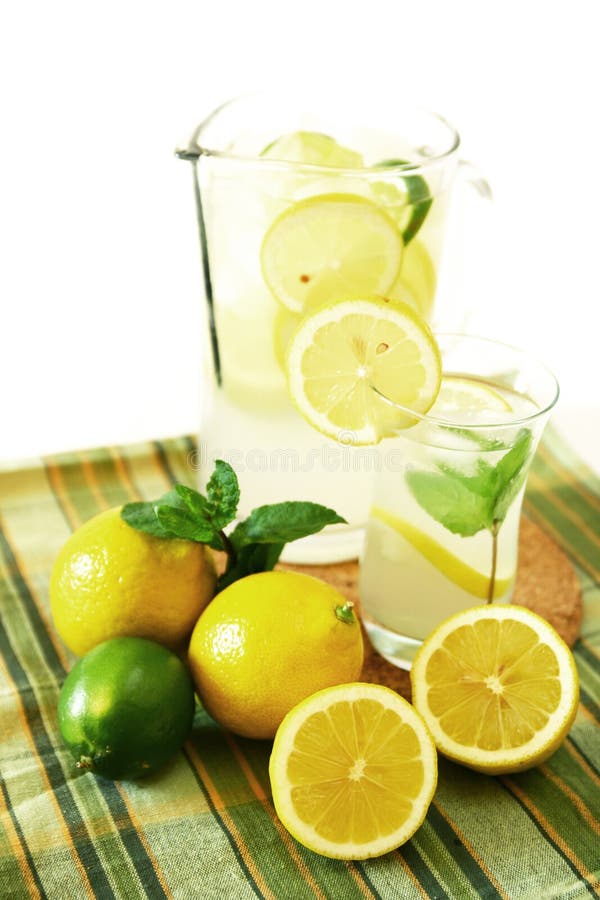 Lemonade stock image. Image of leaves, food, lemon, fruit - 29942299