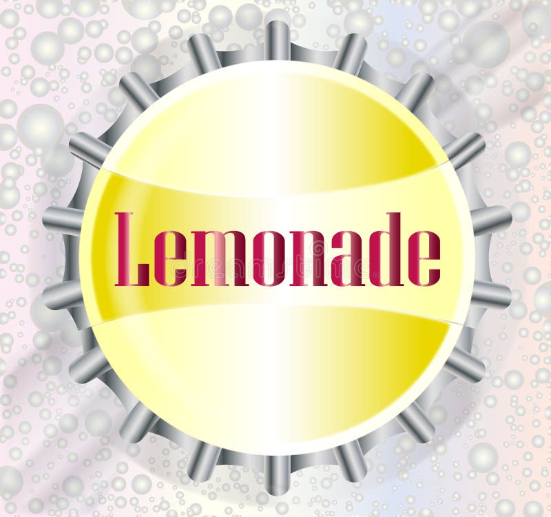 Lemonade Bottle Cap Bubbles Stock Illustrations – 345 Lemonade Bottle ...