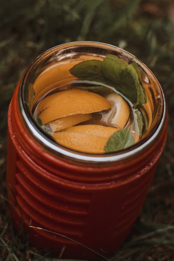 Lemonade in the jar stock photo. Image of nature, delicious - 128794768